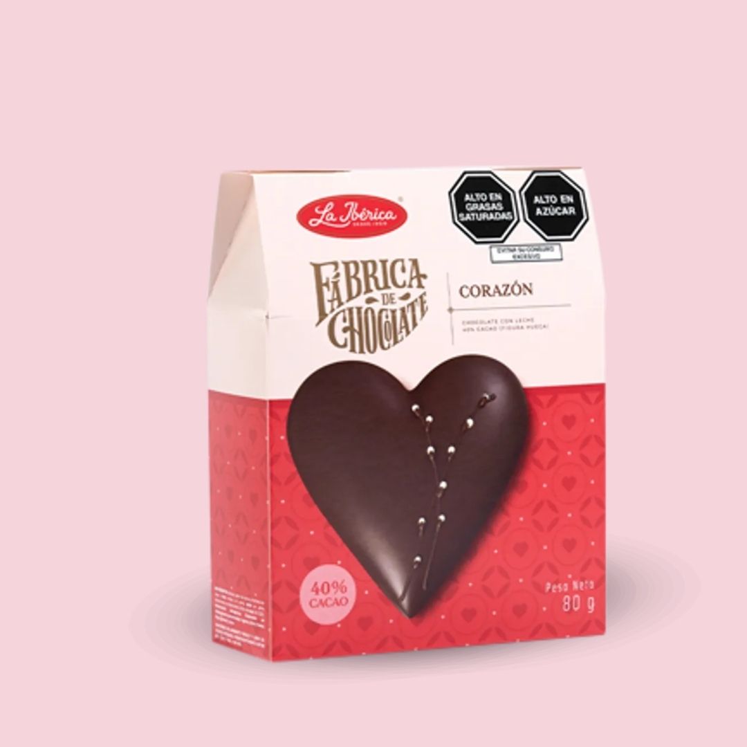 Chocolate corazón (agotado) - Floreria Dalia